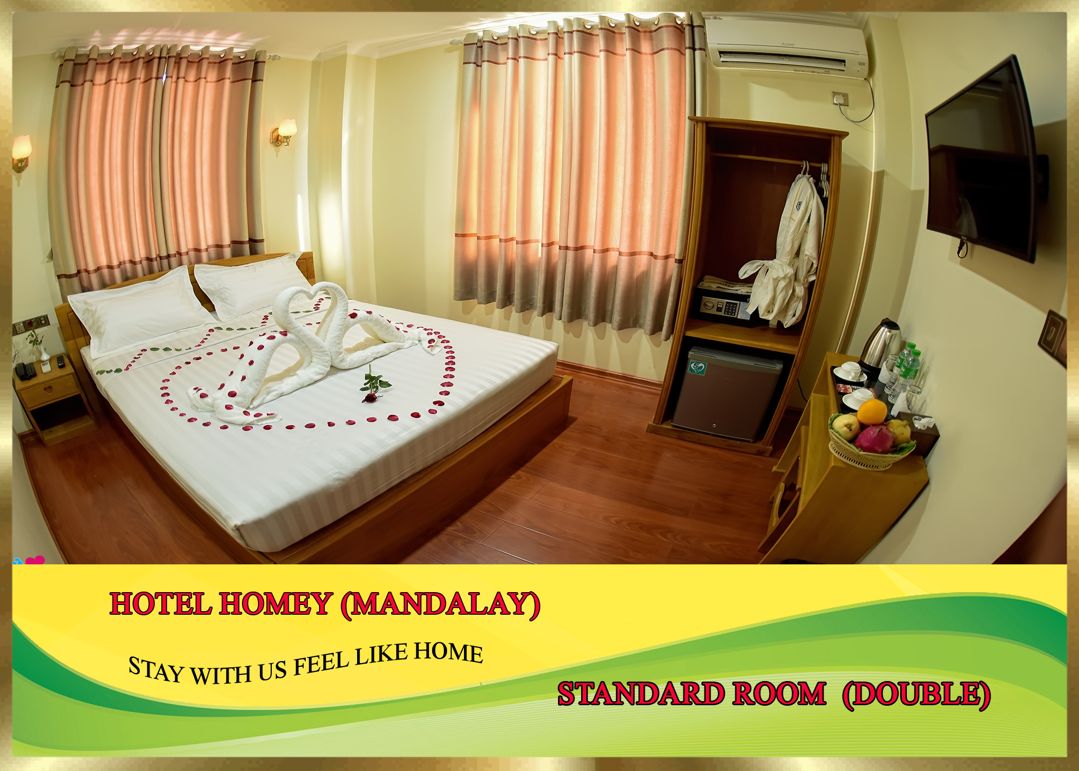 Rooms & Rates – HOTEL HOMEY Mandalay